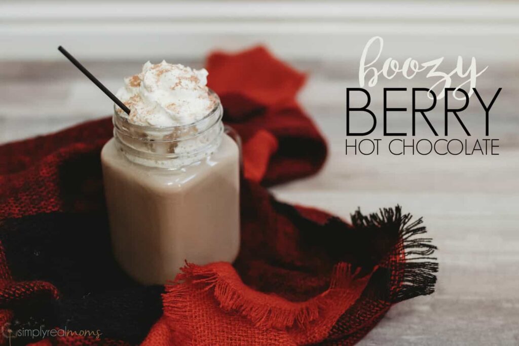 Boozy Berry Hot Chocolate - Hello Sensible