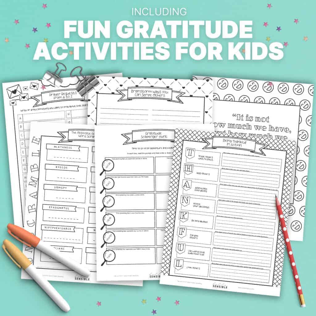 Kids Activity Gratitude Journal - Hello Sensible