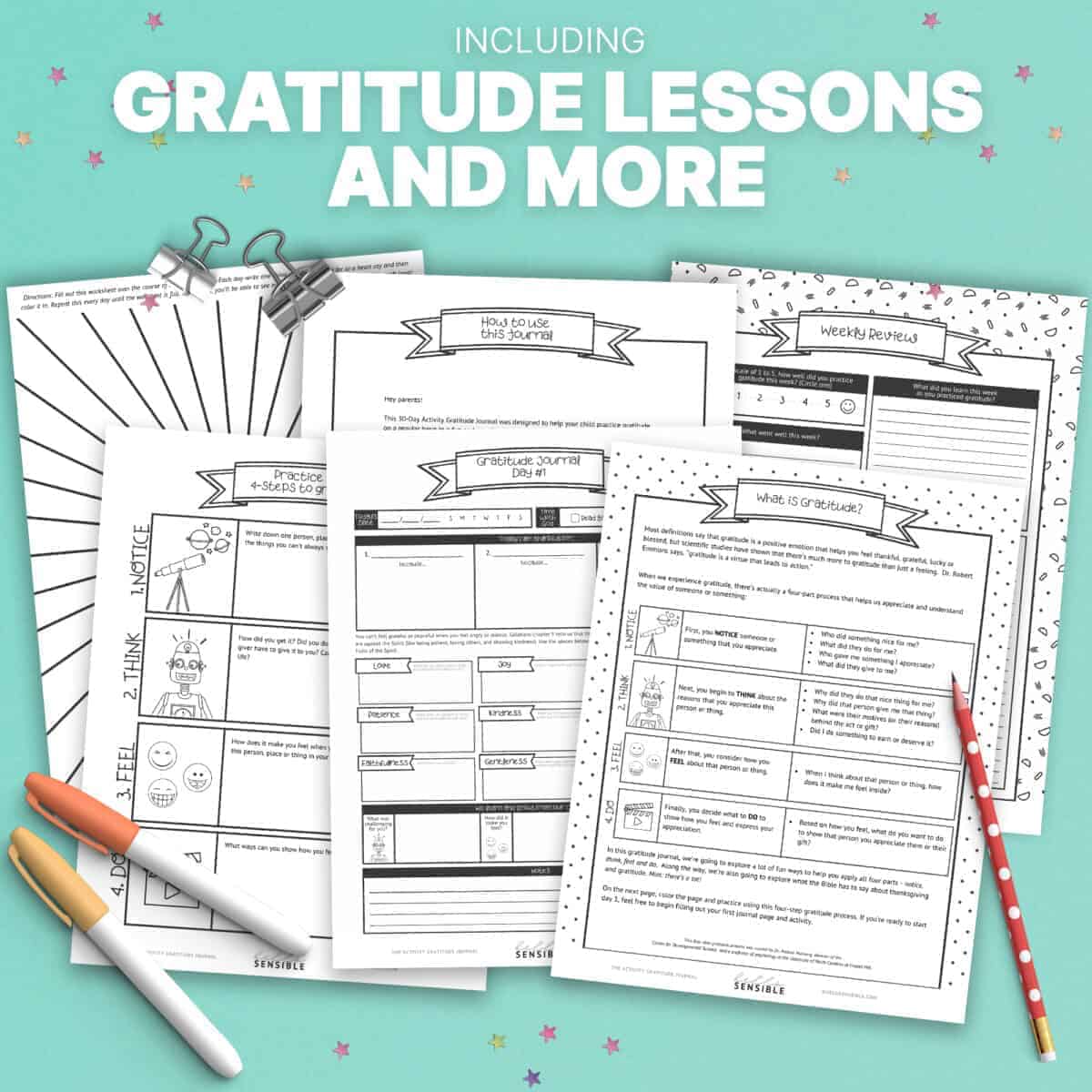 Kids Activity Gratitude Journal - Hello Sensible